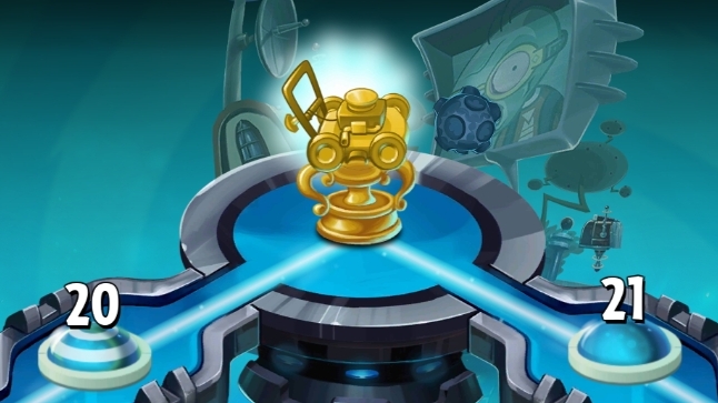 Получил золотую гозонокосилку в Plants vs Zombis 2