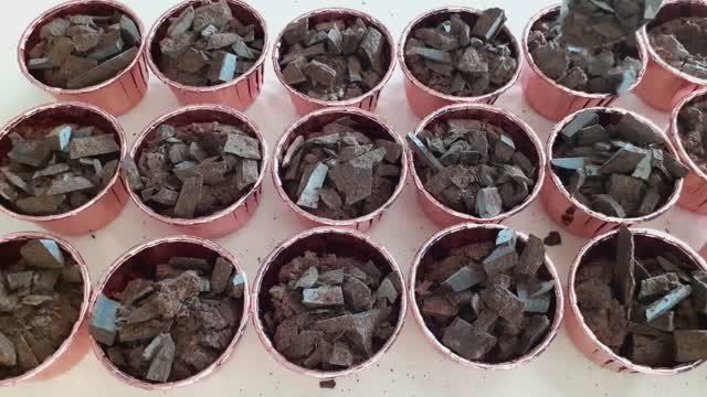 Шоколадные кето Трюфели с фундуком и шоколадом в стаканчиках!