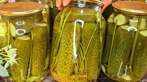 огурцы маринованные на щиму