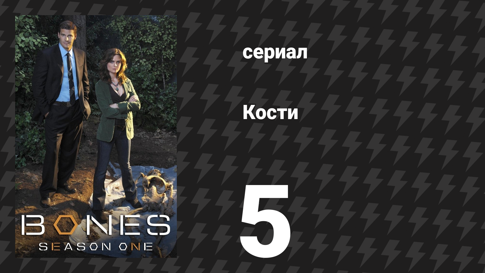 Кости 1 сезон 5 серия «Мальчик в кустах» (сериал, 2005)
