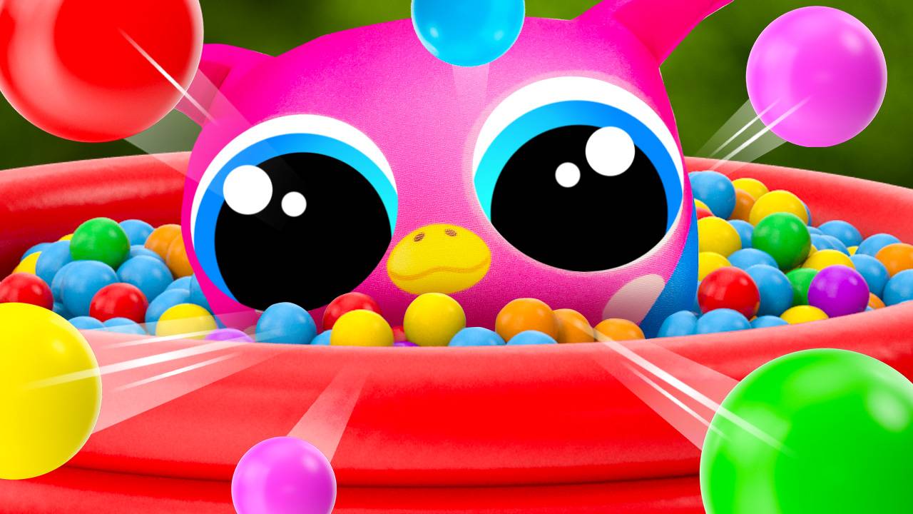 Совенок Хоп Хоп собирает бассейн с шариками 🛁🎈