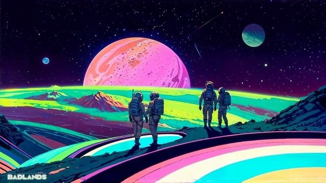 BADLANDS 2 - A Synthwave Mix for Galactic Explorers