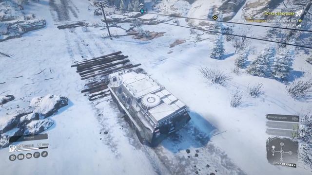 SnowRunner АМУР ТОЧКА ЭВАКУАЦИИ ( северный щит )