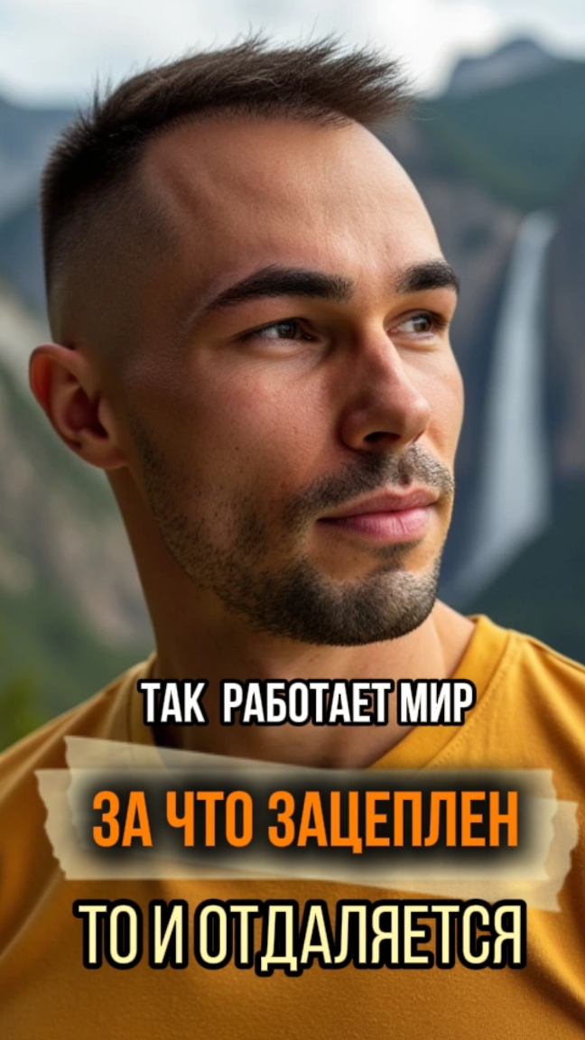 Так работает мир. За что зацеплен, то и отдаляется.