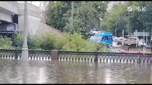 Уровень реки Яузы в Москве поднялся на 2,5 метра