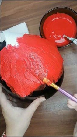Уже собрали клубнику? гигантская ягода из салфеток  #рукоделие #diy  #каксделать #клубника