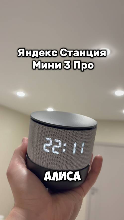 Яндекс Станция Мини 3 Про с Алисой и аккумулятором управляет умным светом Zigbee в доме