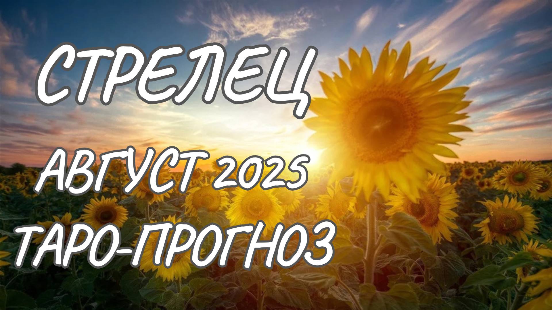 Стрелец♐Таро прогноз на август 2025 года