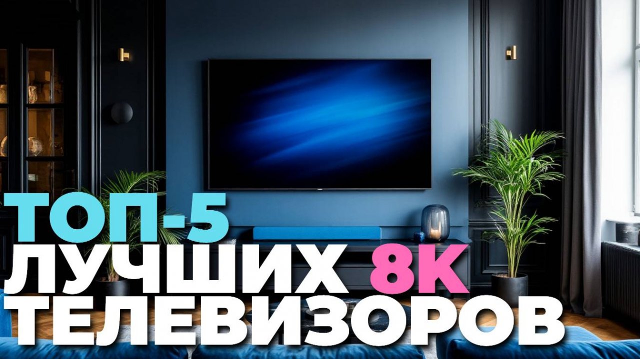 Лучшие 8K телевизоры 2025 года — ТОП-5 моделей с максимальным качеством картинки! 🚀📺