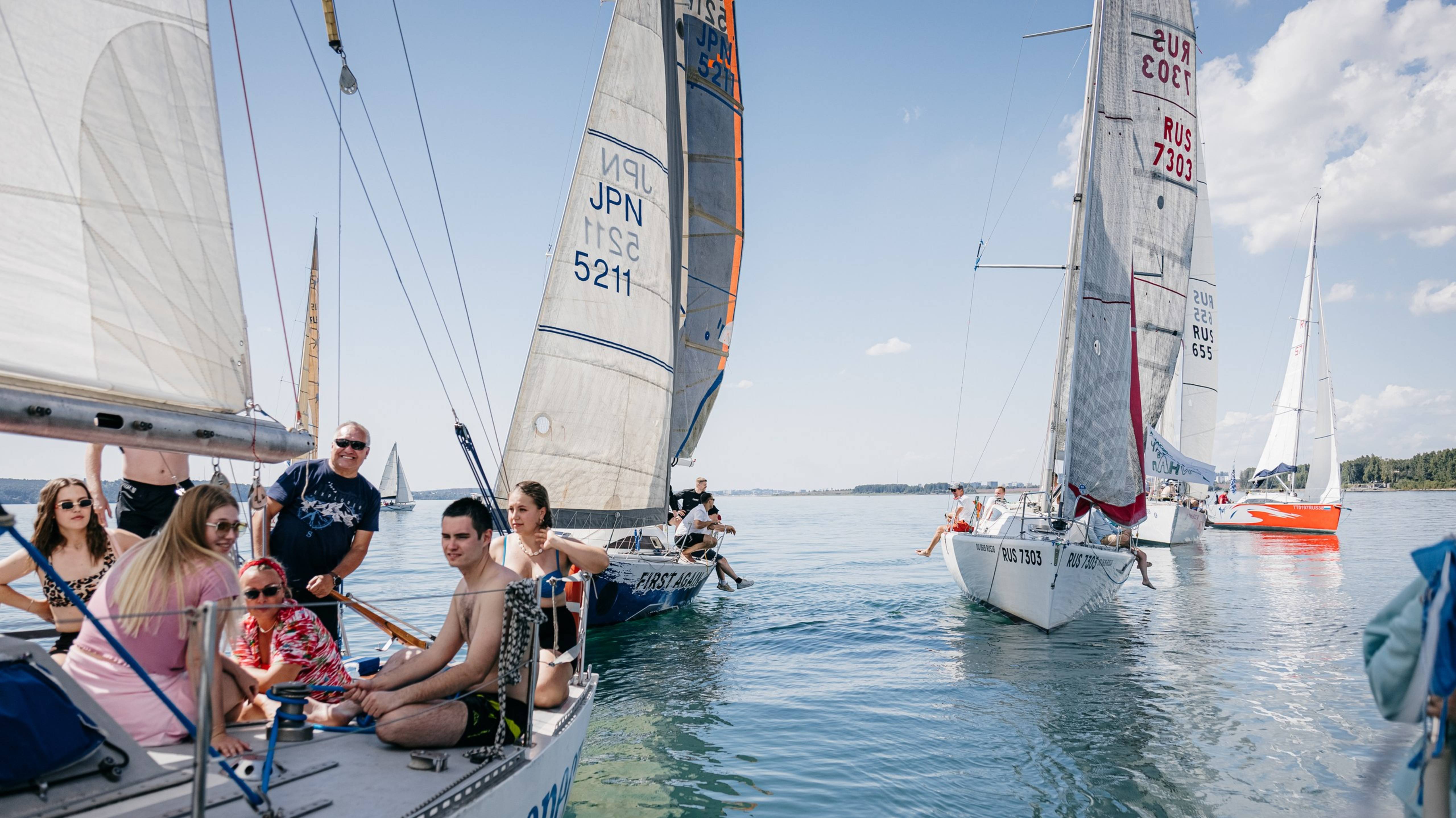Парусная регата с командой #RusakovTeam