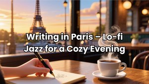 Writing in Paris – Lo-fi Jazz for a Cozy Evening