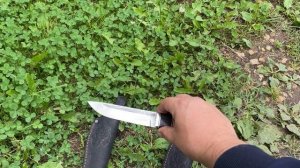 Рабочие ножи с рукоятями из бересты