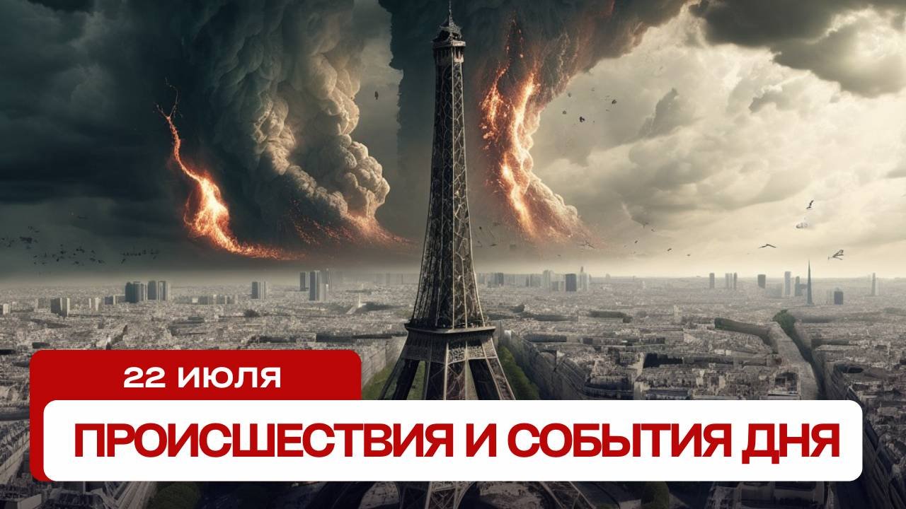 Новости сегодня 22.07.2025. Катаклизмы за день, ЧП, события дня!