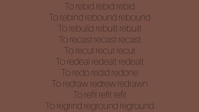 Неправильные Глаголы Часть 22 Irregular Verbs Part 22