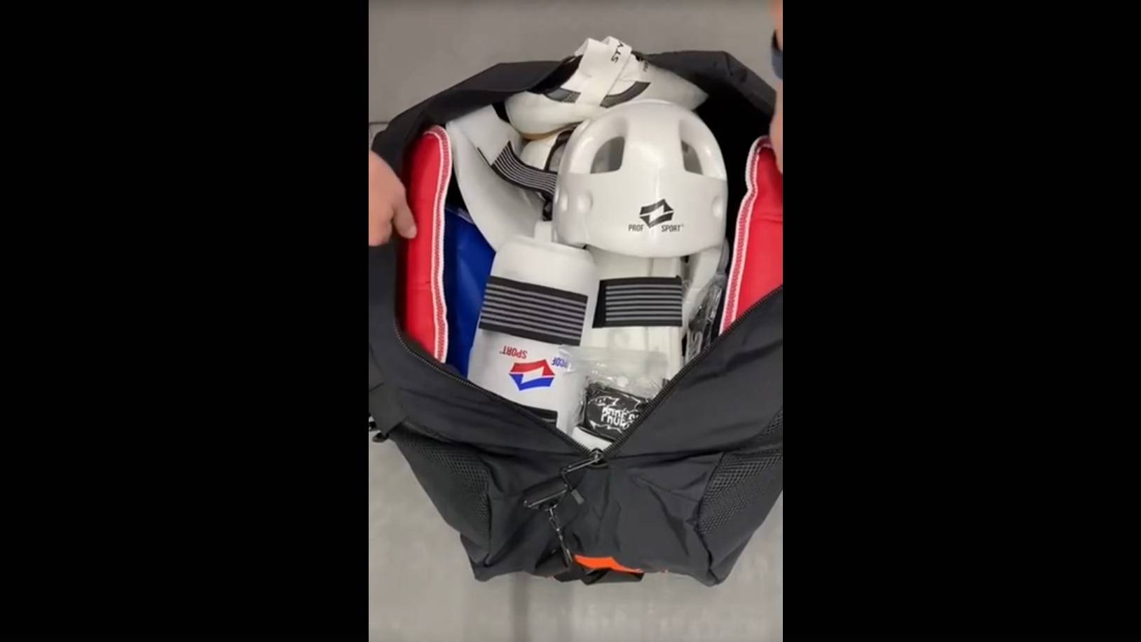 Сумка спортивная ProfSport Taekwondo Russia (сумка-рюкзак)