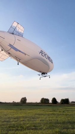Дирижабль AERONOVA: тесты ручного управления и автопилотирование