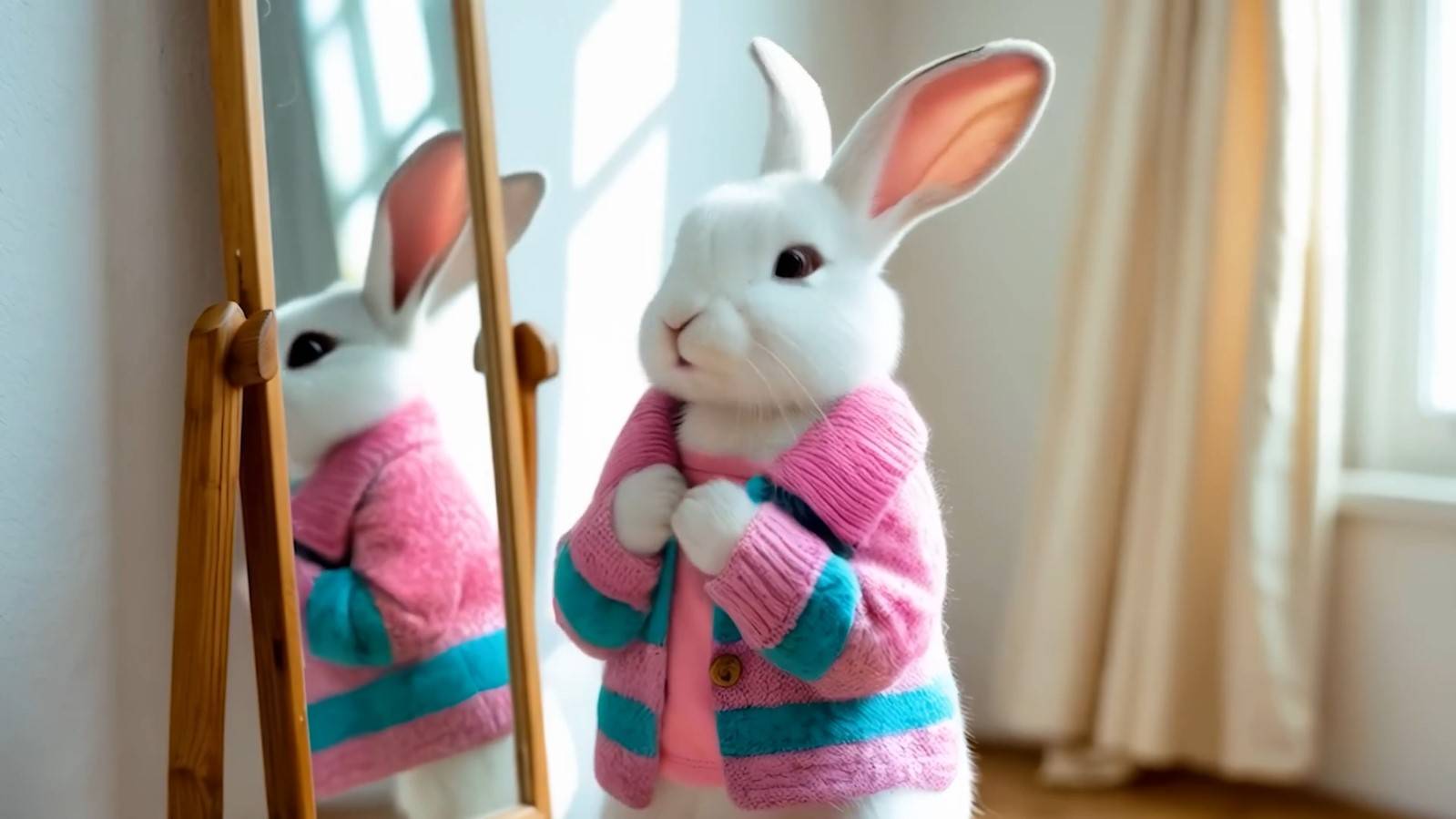 🐰🐑✨ Кролик-фермер дарит овцам заботу, а они дарят ему тёплый свитер! Добрая история