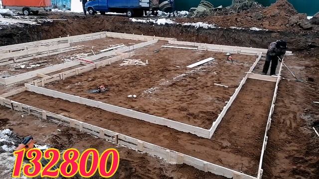 ФУНДАМЕНТ ИЗ БЛОКОВ ЗИМОЙ, СТОИМОСТЬ 2021 1вая часть