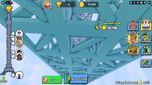 ПРЫГАЮ С ЭЙФЕЛЕВОЙ БАШНИ В РОБЛОКСЕ!