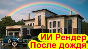 Как Нейросеть Рендерит Времена Года и Погоду. Рассвет, Закат, День, Туман. Атмосферная Визуализация!