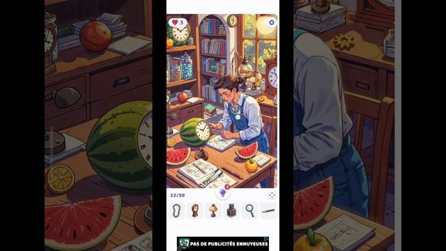 игра Найди скрытые объекты 15 уровень