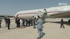 Российская делегация прибывает в Стамбул