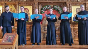 Выступление клиросного хора СПб Валаамского подворья на престольный праздник