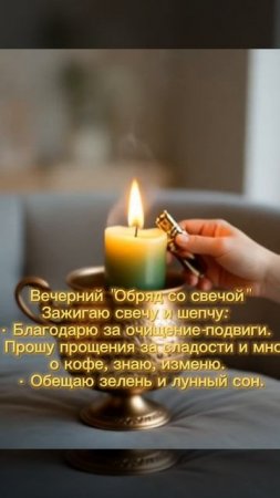 Вечерние ритуалы.