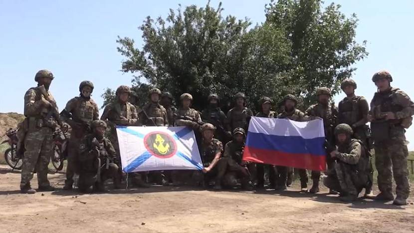 Военнослужащие морской пехоты рассказали об освобождении села Комар в ДНР