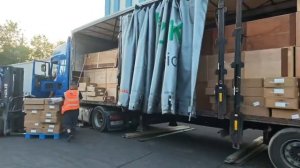Погрузка товара и отправка из Иу в Москву.