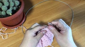 Нарядный узор спицами, можно и как резиночку