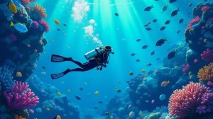 Охота за кораллами: погружение на дно🏝️