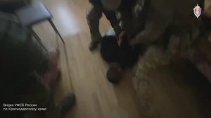 Задержание мигранта, готовившего теракт в Краснодарском крае. Оперативная съёмка ФСБ.