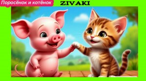 Поросенок и котёнок  | сказка детям | Сказка для малышей | Сказка аудио | Сказка онлайн | Сказка