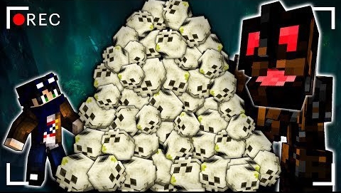 ЧТО В ЭТОЙ ПЕЩЕРЕ? ЛОГОВО ЙЕТИ? СНЕЖНЫЙ ЧЕЛОВЕК [ЧАСТЬ 2]- СТРАШИЛКИ МАЙНКРАФТ