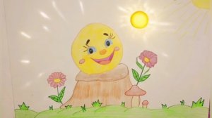 нарисовали колобка и оживили
