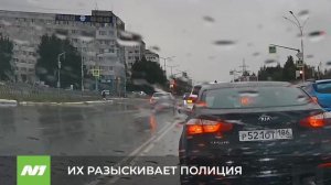 В Нижневартовске двое водителей пролетели на красный и чуть не сбили пешехода