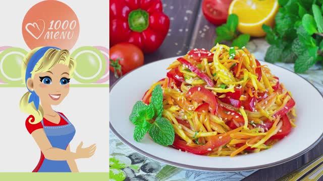 🥗 Салат из белой редьки и моркови — хрустящий и витаминный!