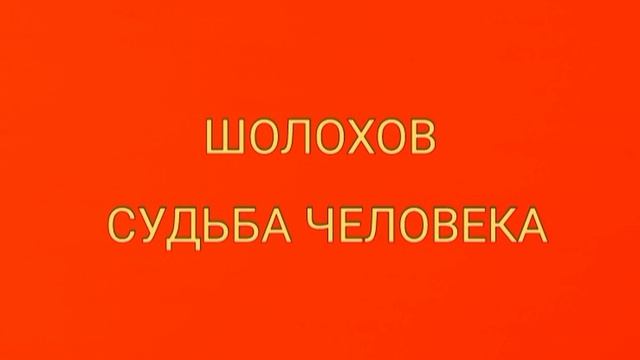 Шолохов, Судьба человека, краткое содержание