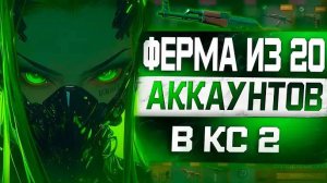 CS2 Ферма: Реальный заработок на 20 аккаунтах за месяц. Сколько удалось получить?