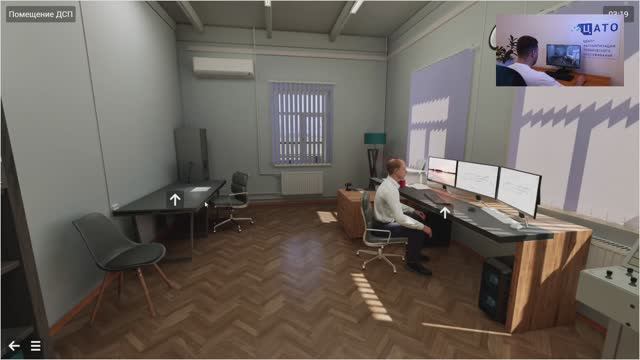 Панорамный тренажер по поиску неисправностей в МПЦ-И