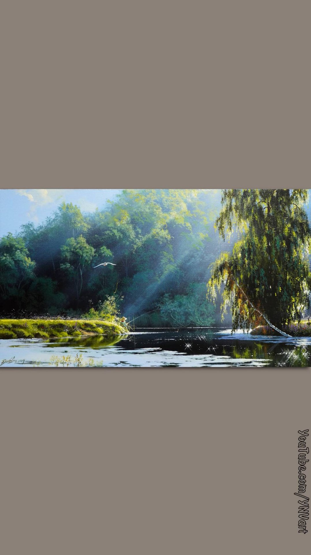 ЛЕТНИЙ ДЕНЬ картина #art #painting #drawing #shorts 👍