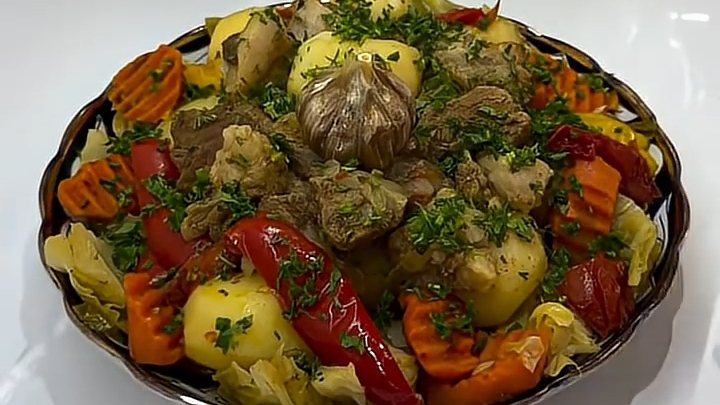 Вкусное блюдо «Дымлама»...🥩🍽😋