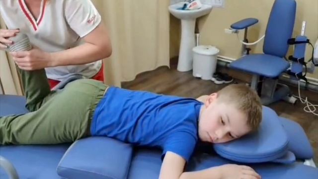 Лечение детского сколиоза на аппарате Ормед-Кинезо в санатории "Рябинушка"