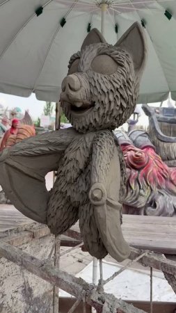 скульптура летучей мыши мастер Анатолий Коваль