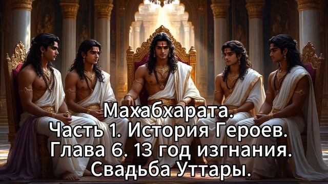 31. Махабхарата. Часть 1. История Героев. Глава 6. 13 год изгнания. Свадьба Уттары.