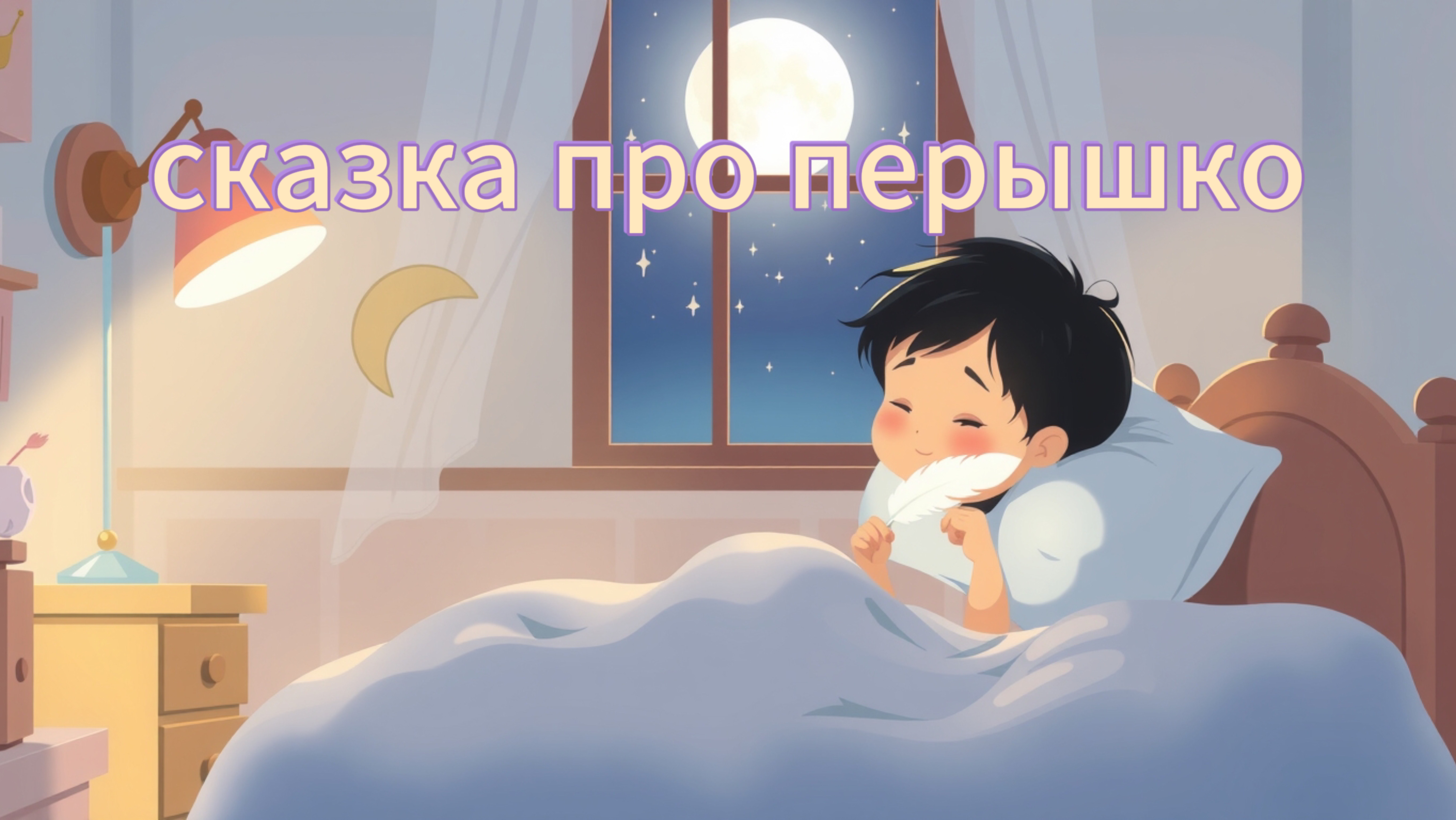 Пёрышко в небе — добрая сказка для малышей
