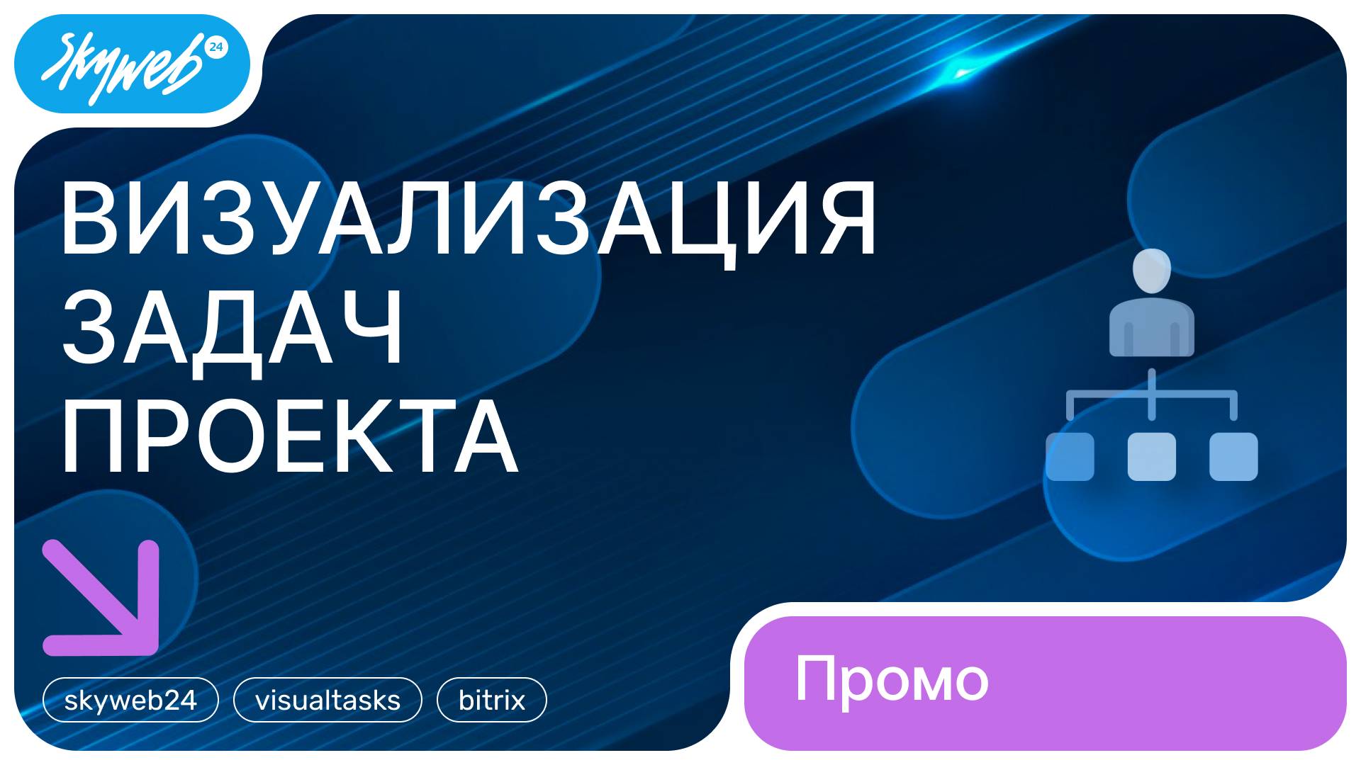«Визуализация задач проекта» для Битрикс24. Промо видео