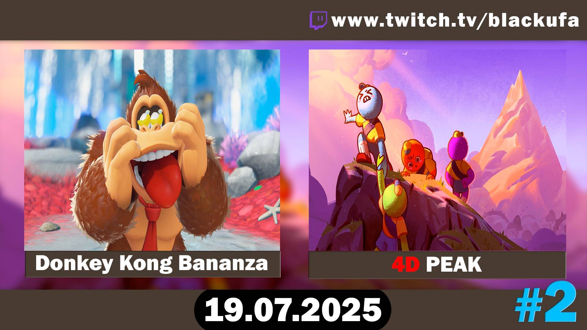 Donkey Kong Bananza и 4D COOP ZORT и PEAK c @artgameslp @dariya_willis @tanya_monster #2 [19.07.25]