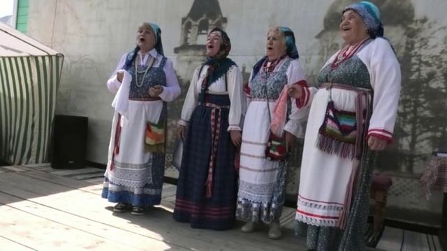 Фольклорный коллектив "Сударушка" на Кузьмодемьянской ярмарке 14 июля 2025 г.